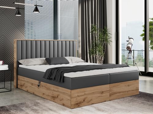 Boxspringbett Holz 180x200 Mit Bettkasten