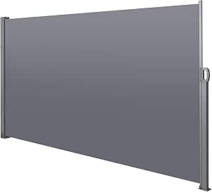 Amazon.com : 138"x71"Retractable Side Screen Awning UV Resistant and ...