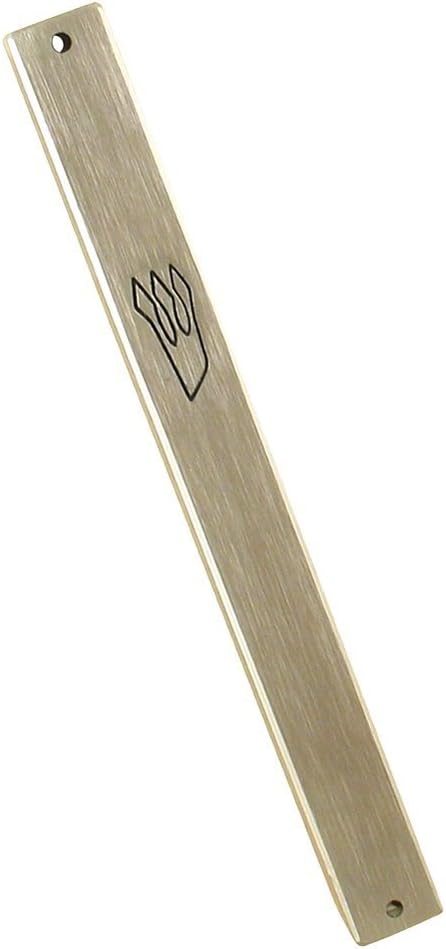 Amazon.com: Peer Hastam Silver Aluminum Weather-Proof Classic Mezuzah ...