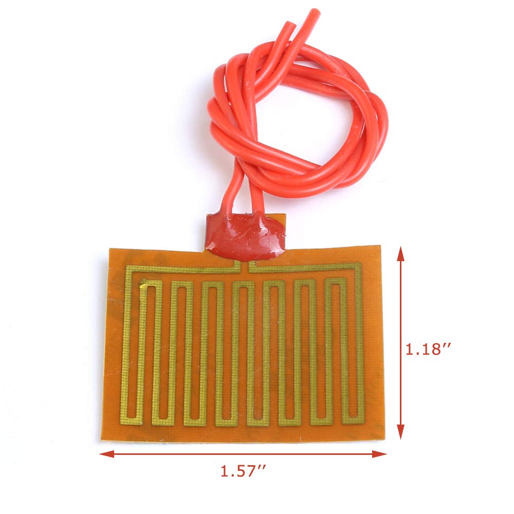 Snapklik.com : 4 PCS Film Heater Plate Adhesive Pad, Icstation PI ...