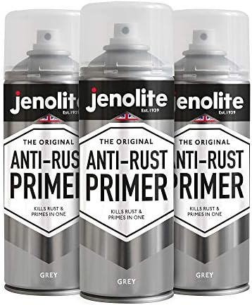 JENOLITE Anti-Rust Primer Spray Paint | WHITE | High Performance Metal ...
