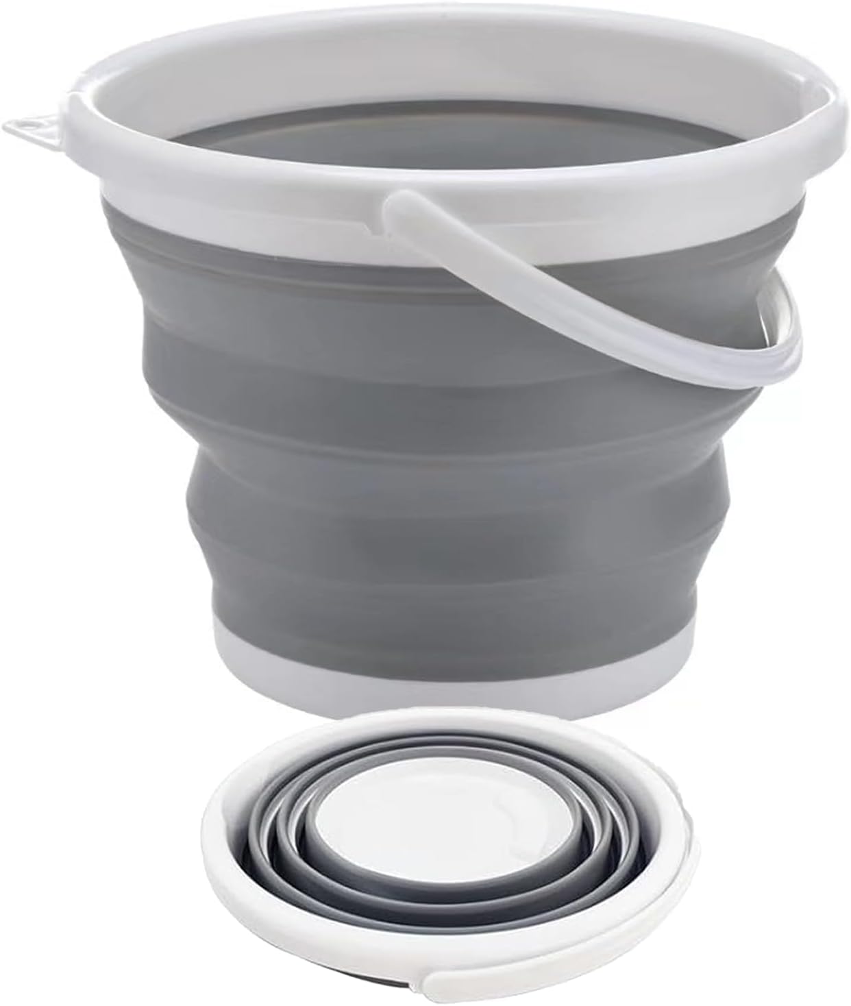 3L Collapsible Bucket Foldable Tub - Portable Small Bucket for Camping ...