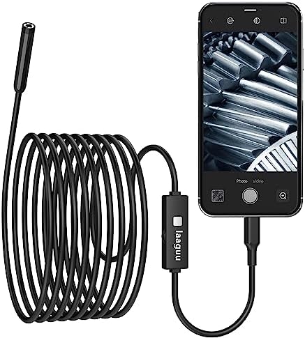Amazon.com: Endoscope for iPhone with 8 LED Lights, 2 Million Pixels ...