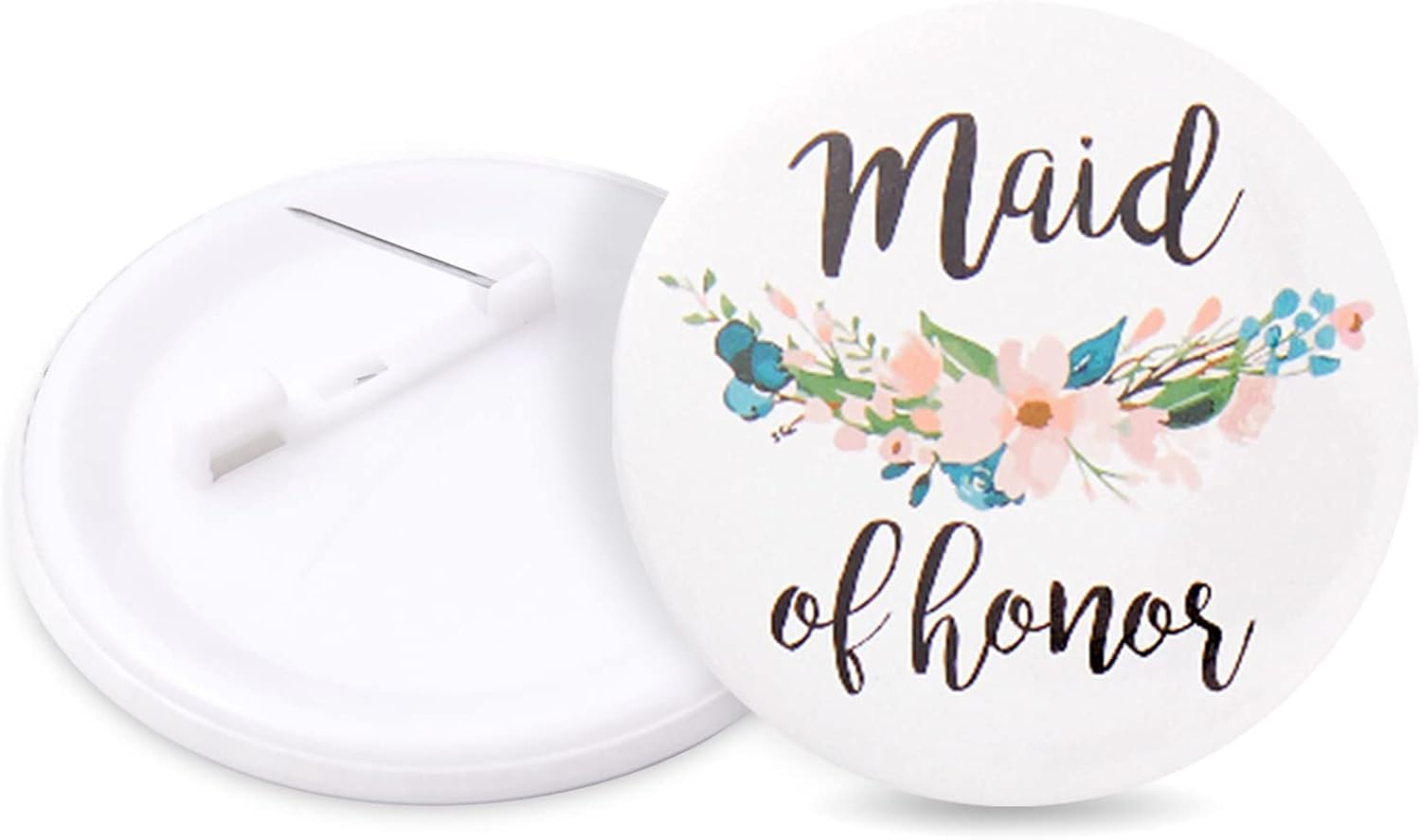 Amazon.com: 16 Pack - Bridal Party Pins - Wedding Party Buttons ...