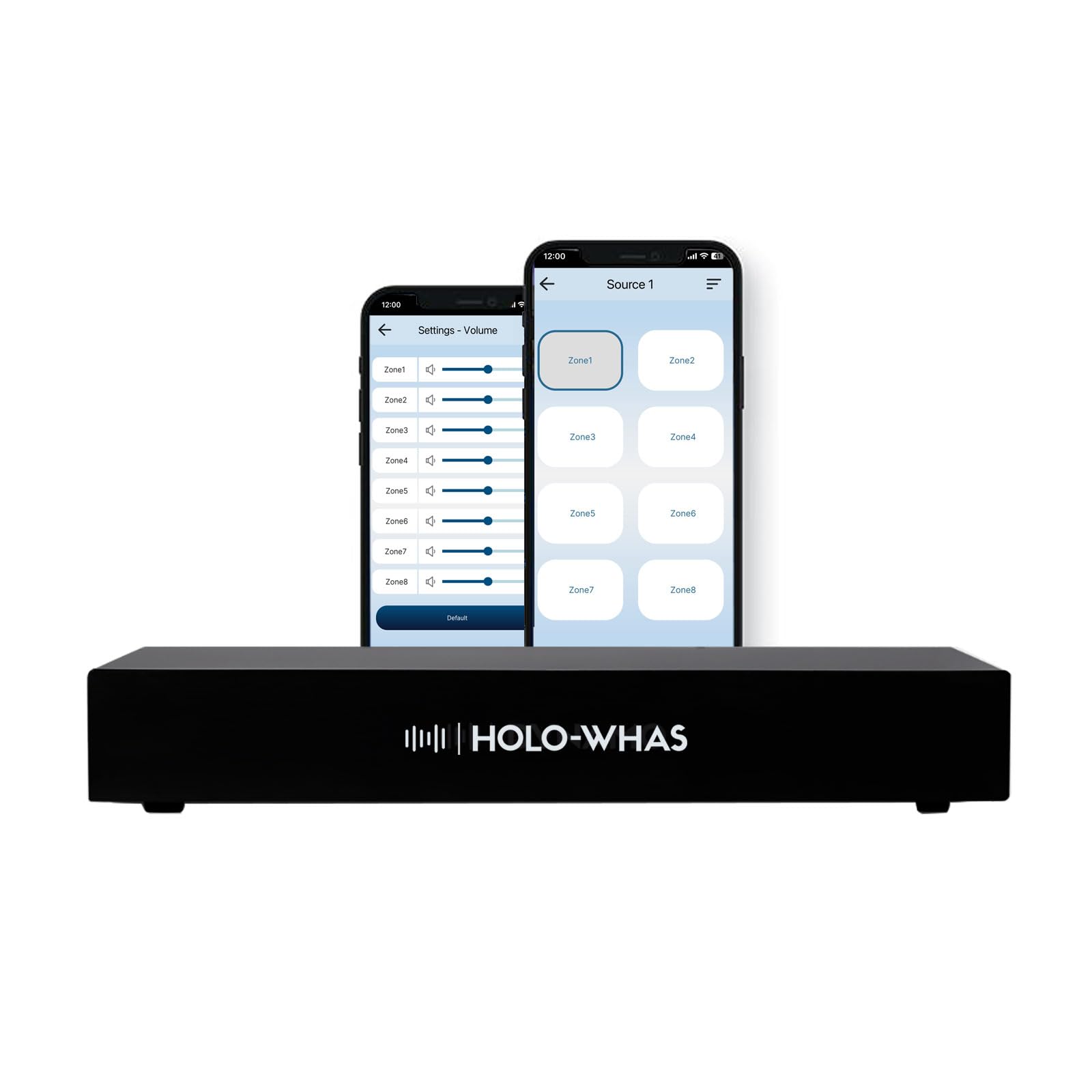Amazon.com: HOLO-WHAS 8 Zone Multi-Room Amplifier | Stream Wirelessly ...