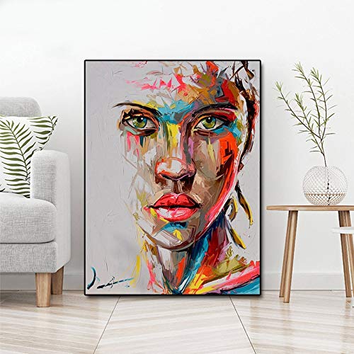 Portrait Painting Modern Alida Valli" Contemporary Abstract