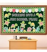 Amazon.com: Justforjoyful 85Pcs Ocean Bulletin Board Set Ocean Sea ...