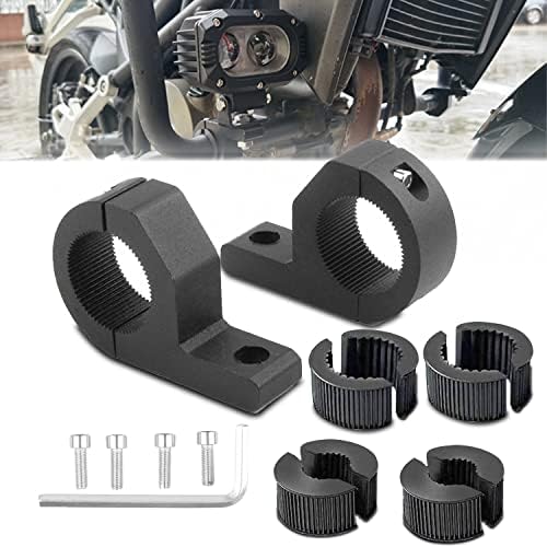 2pcs 19-30MM Universal work Light Tube Clamp Mounting Bracket Bull Bar ...