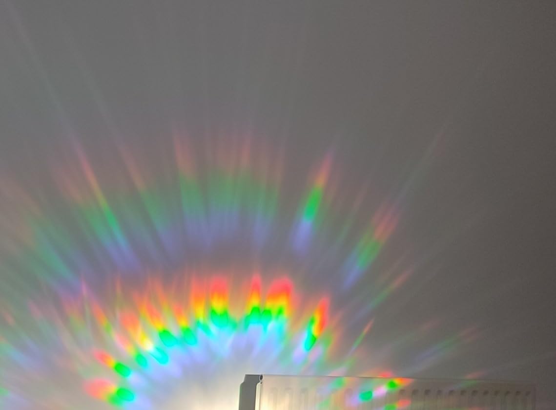 Alyvisun Rainbow Window Film Easily Removable Privacy Film for Glass ...