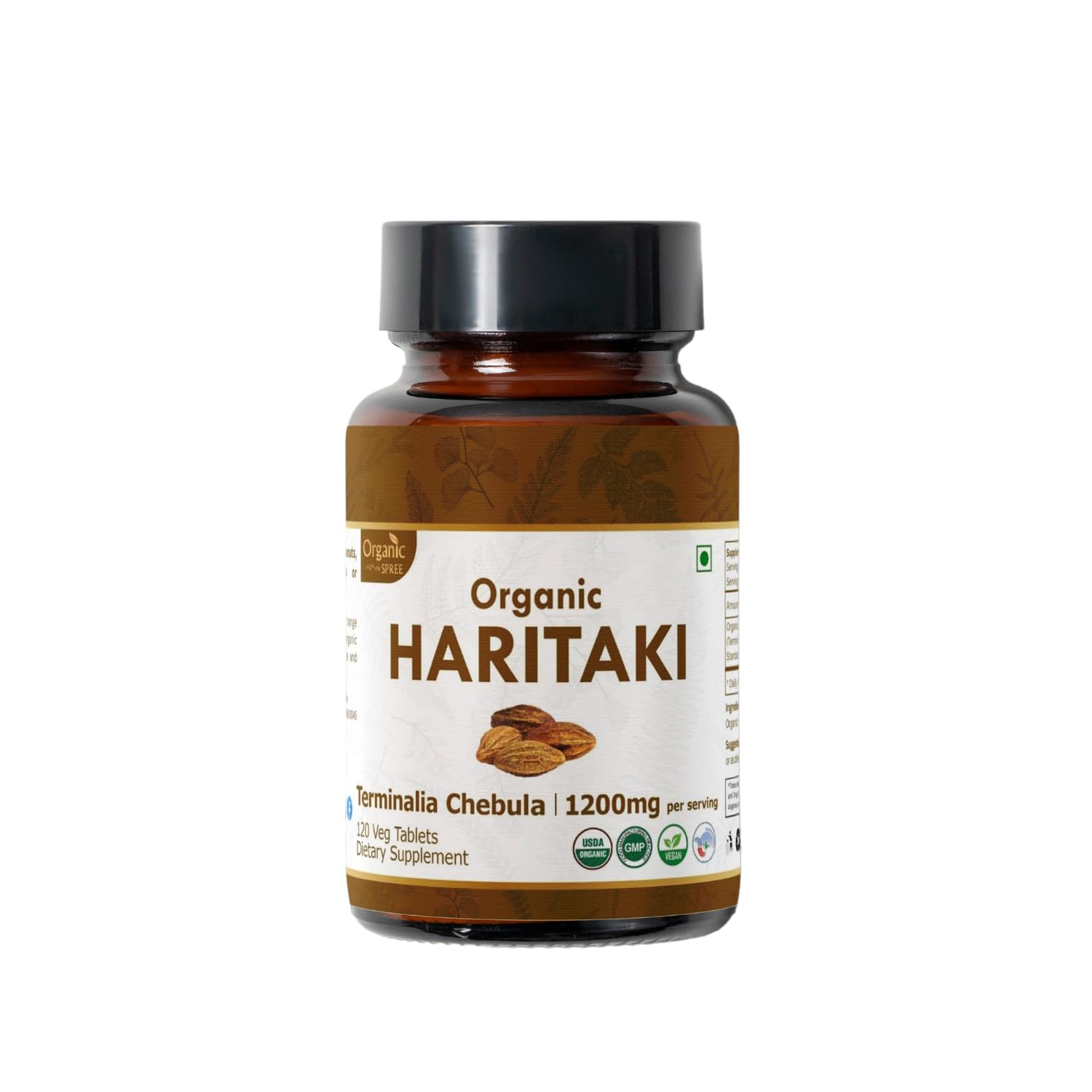 Amazon.com: ORGANIC SPREE HARITAKI 120 Tablets | Terminalia Chebula ...