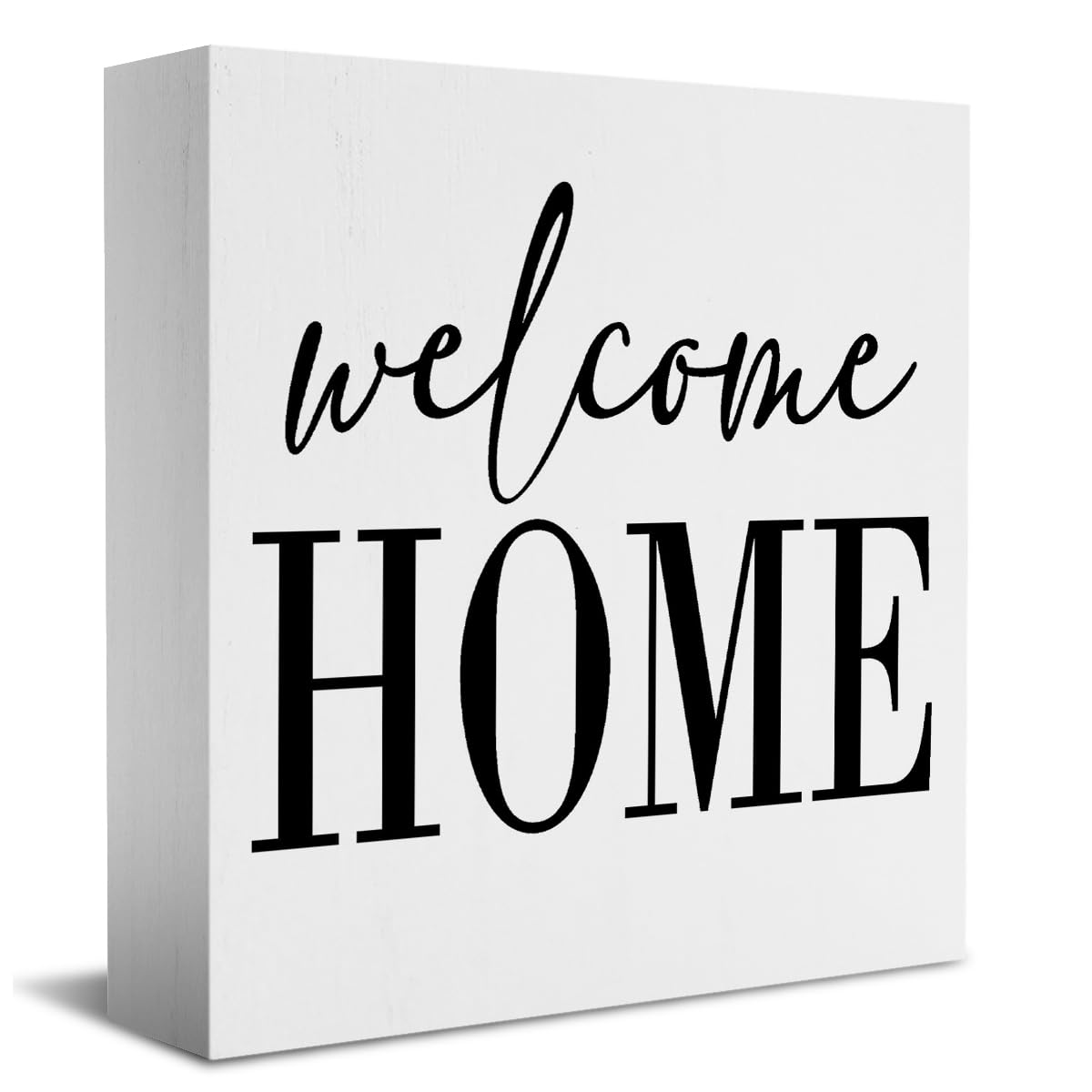 Amazon.com: Welcome Home Sign Home Decor Desk Decor Wooden Box Sign ...