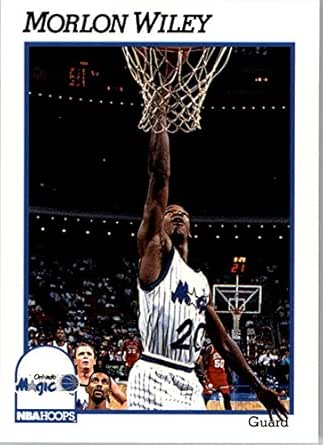 Amazon.com: 1991-92 Hoops #410 Morlon Wiley NBA Basketball Trading Card ...
