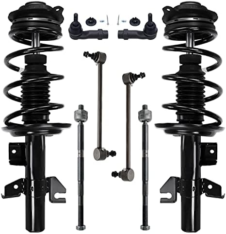 Amazon.com: Detroit Axle - 8pc Front Struts w/Coil Spring Sway Bar ...