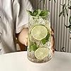 Melbify Leafy Mojito Glasses | Set of 6 | 350 Ml | Highball Mojito ...