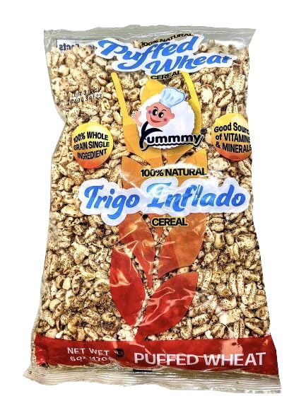 Amazon.com: Yummmy Puffed Wheat - Trigo Inflado 6 Oz, Kosher Certified
