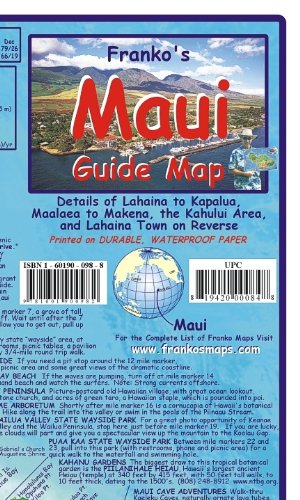 Maui Guide Map - Folded: Amazon.com: Books