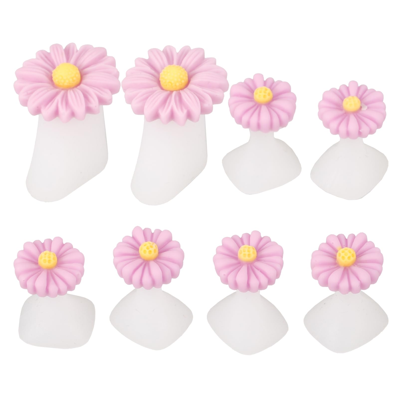 Amazon.com : Uonlytech Shims 8Pcs Silicone Toe Separators, Daisy Flower ...