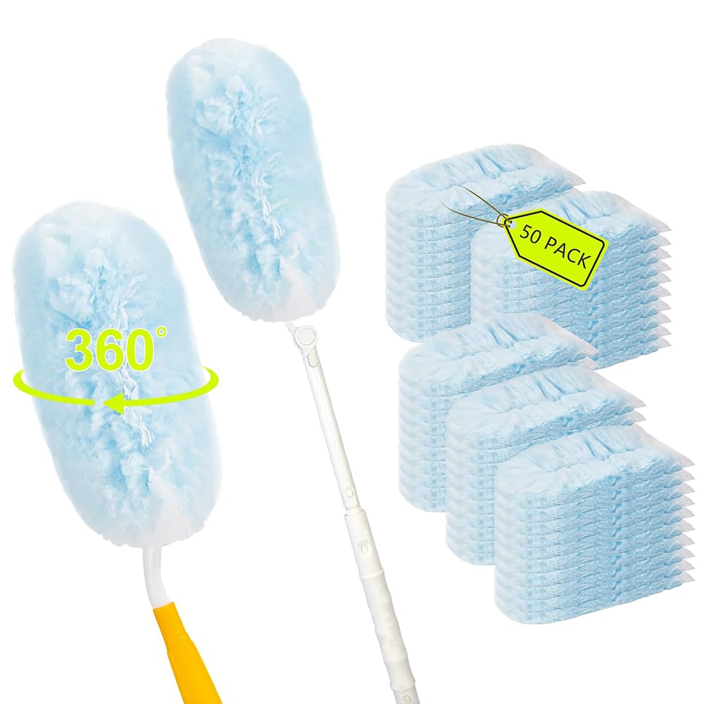 Amazon.com: 50 Count Disposable Dusters Refills Multi Surface 360 Heavy ...