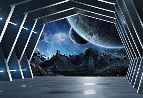 Yeele 8x6ft Spaceship Backdrop Spacecraft Space Station Interior ...