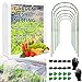 Amazon.com : Garden Netting Kit, 10x30 Ft Pest Barrier Bird Ultra Fine Mesh Netting with 6Sets ...