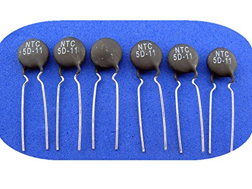 Amazon.com: 500pcs Thermistor Resistor NTC 5D-11（5Ω Diameter 11mm ...