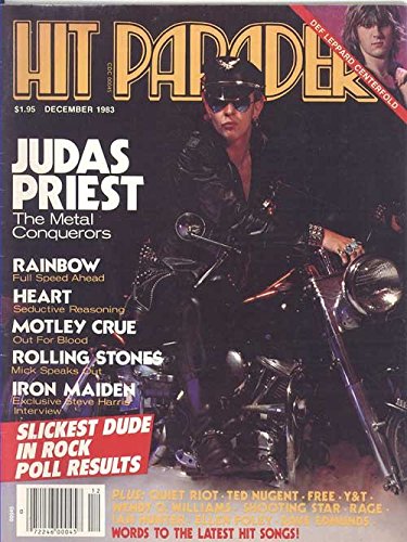 Hit Parader Magazine December 1983 (Def Leppard Centerfold): Various ...