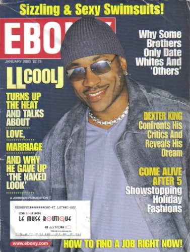 EBONY MAGAZINE (January 2003) Featuring: LL COOL J: Lerone Bennett, Jr ...