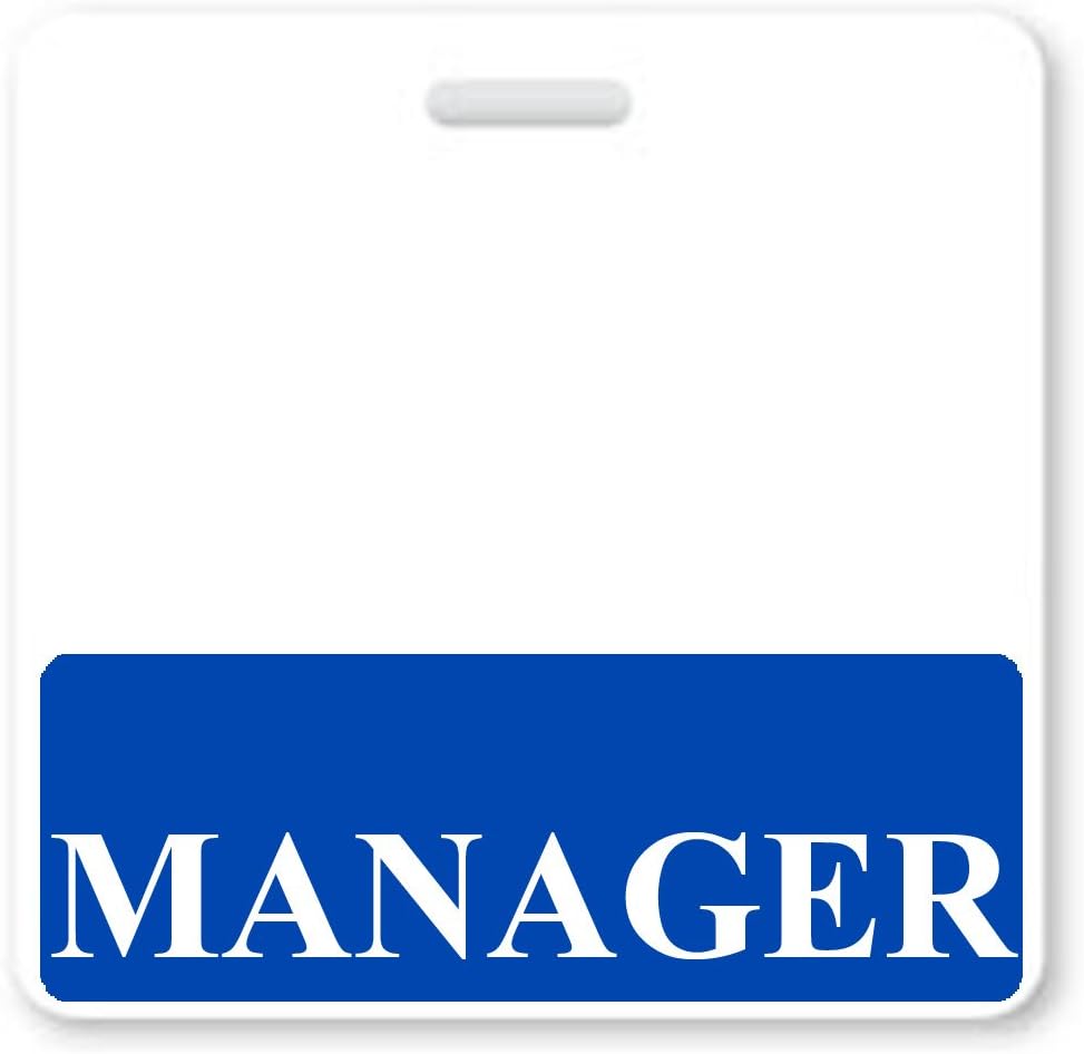 Amazon.com : Manager Badge Buddy - Heavy Duty Horizontal Badge Buddies ...