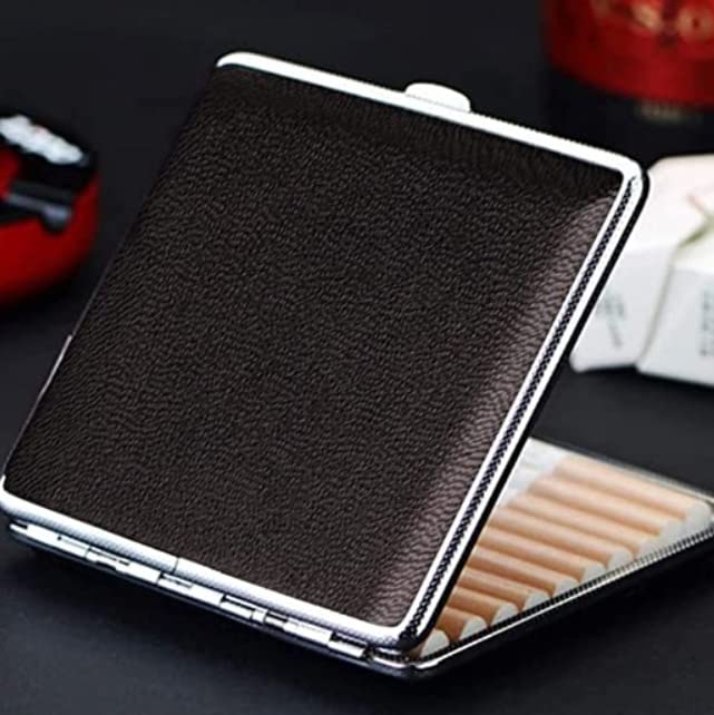 Buy EarthlyProducts Cigarette Box Metal Holder for 20 Pieces Cigarette ...