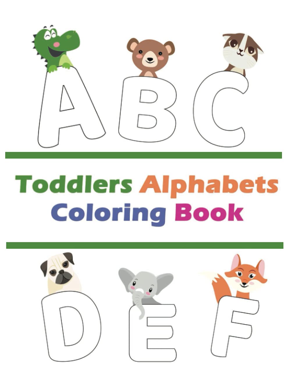 Buy Toddlers Alphabets Coloring Book : ABC Alphabets Letters: kids ...