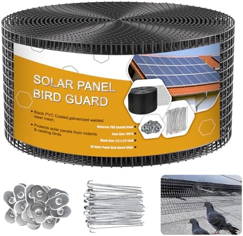 Amazon.com : Ultimate Solar Guard-Solar Panel Bird Deterrent Kit | Bird ...