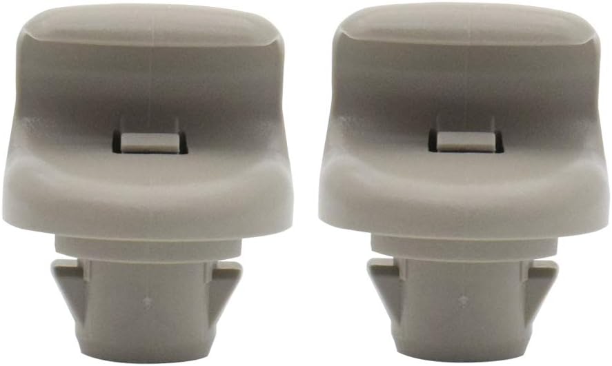Amazon | 2個サンバイザーサンクリップリテーナーフックホルダーブラケットカバー日産キャシュカイJ10デュアリス grey ...