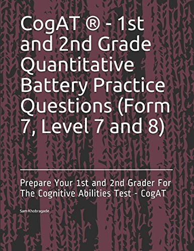 CogAT ® - 1st and 2nd Grade Quantitative Battery Practice Questions ...