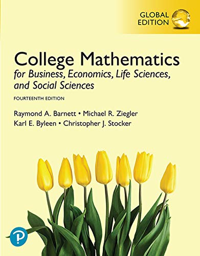 Amazon.com: College Mathematics for Business, Economics, Life Sciences ...