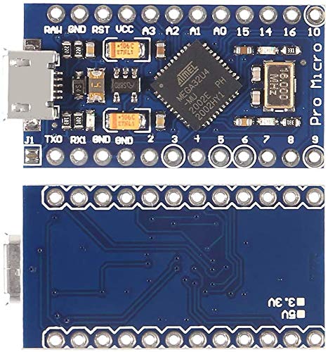 3pcs Pro Micro ATmega32U4 5V 16MHz Micro USB Development Board Module ...