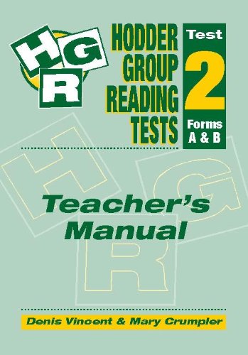 Hodder Group Reading Tests: Test 2 Teacher's Manual (Hodder Group ...