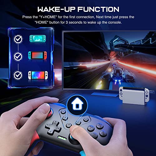 Snapklik.com : NinjaPlusOX Switch Controller, Wireless Switch Pro Controller For Nintendo Switch ...