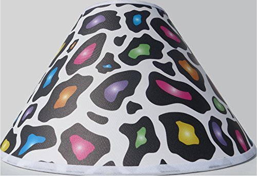 Amazon.com : Multicolored Leopard Print Lamp Shade / Leopard Print ...