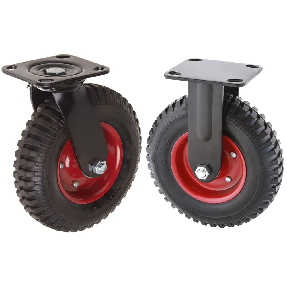 Snapklik.com : Steelex D2581 Swivel Heavy Duty Industrial Wheel