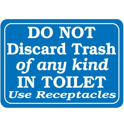 Sign-DO NOT Discard Trash./5X7: Amazon.com: Industrial & Scientific