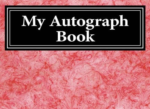 Amazon.com: My Autograph Book: Blank Unlined Memory Journal (Autograph ...