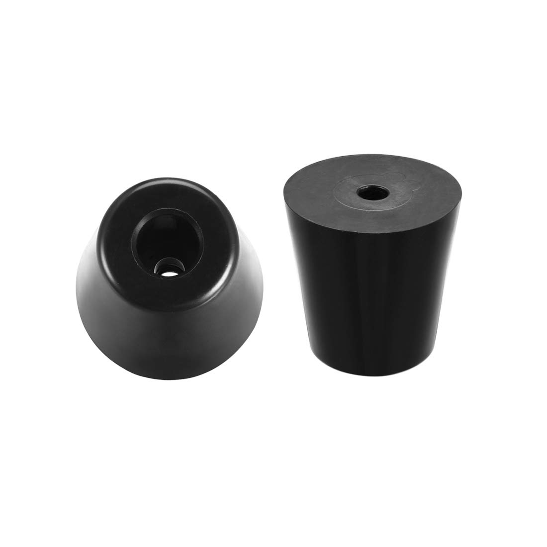 uxcell Rubber Feet Buffers Pads D40x28xH40mm Black 12pcs - Amazon.com
