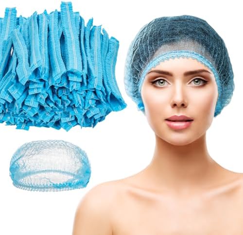 Amazon.com: 500 Pcs Disposable Hair Nets Bouffant Caps Bulk Hair Covers ...