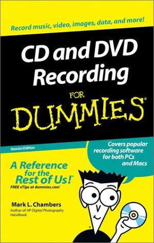 CD and DVD Recording for Dummies, Gemini Edition (Custom Book) : Buy ...