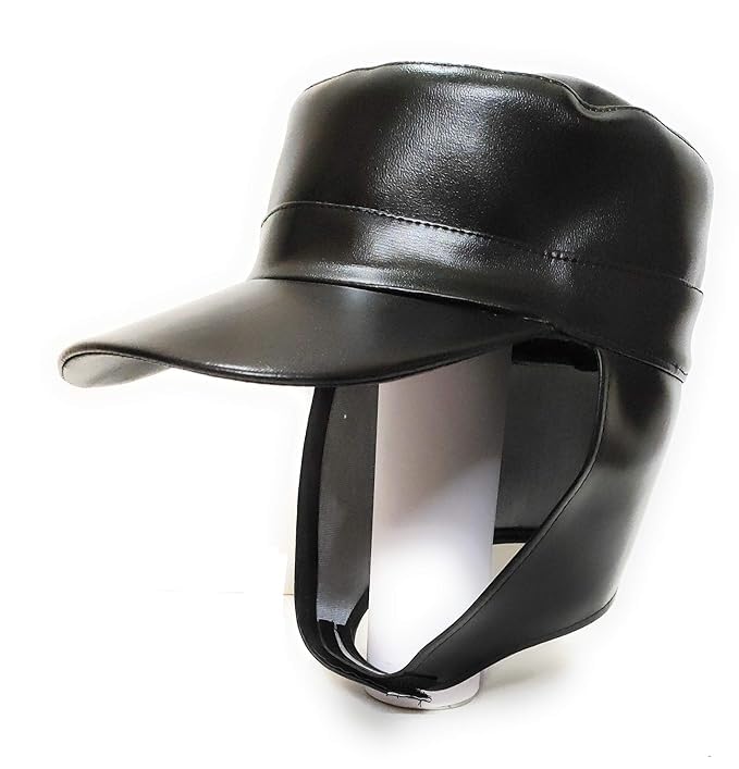 Buy TAILORVISIT Monsoon Cap with Ear Flaps for Complete Protection from Rain (Unisex) Black at ...