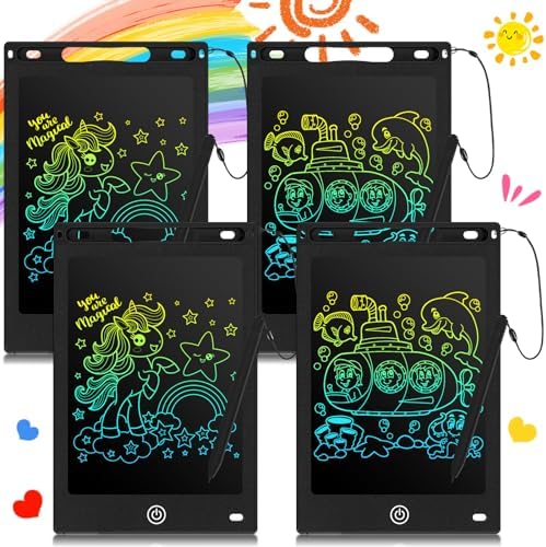 Amazon.com: Zonon 4 Pcs LCD Writing Tablet for Kids 8.5 Inch Doodle ...