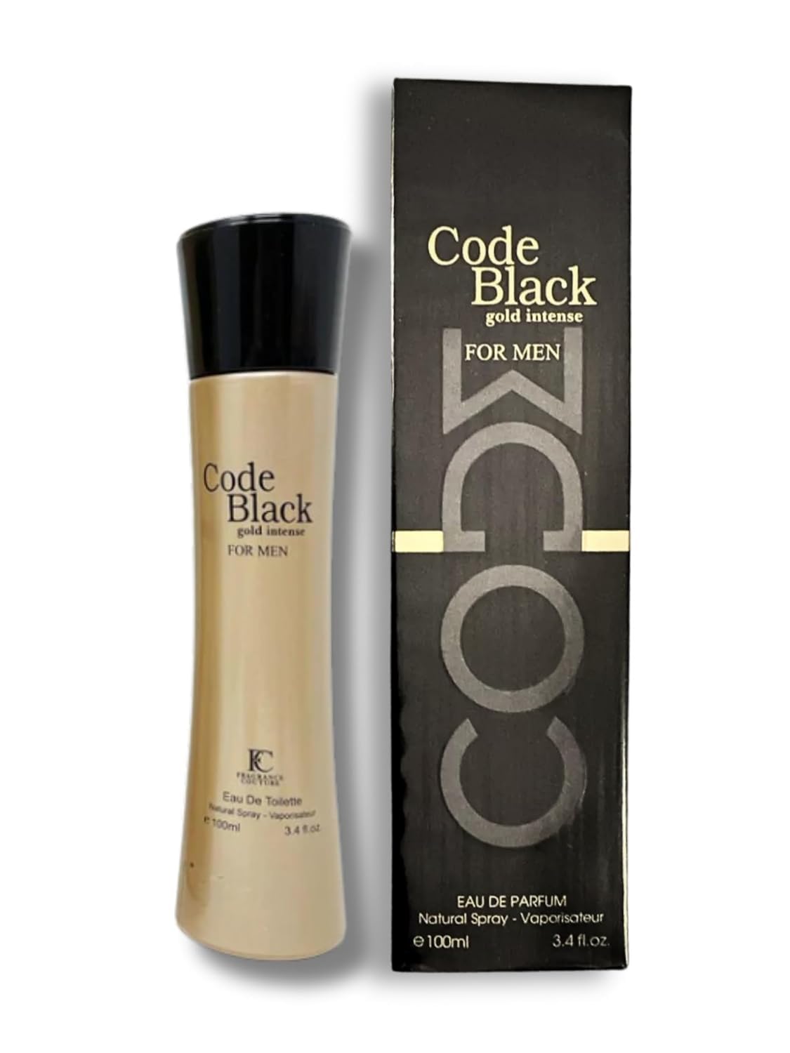 Amazon.com : CODE BLACK GOLD INTENSE FOR MEN EAU DE PARFUM 3.4 FL. OZ ...