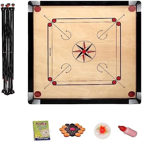 Buy ZAFEX Carrom Board (Large -32 inch with Carrom Stand) Online at Low ...