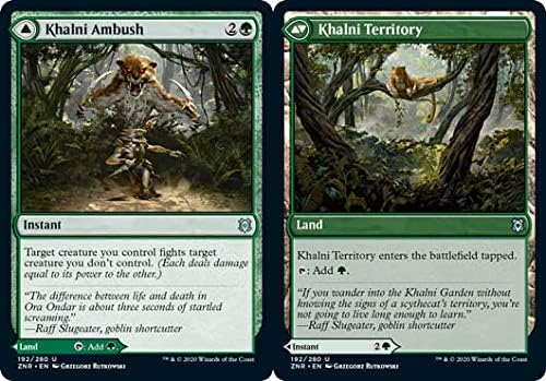 Amazon.com: Magic: The Gathering - Khalni Ambush // Khalni Territory ...
