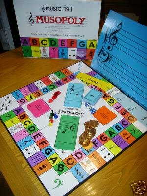Musopoly: Complete Game, Game (Music 19): Yurko, Michiko: 9780769253725 ...